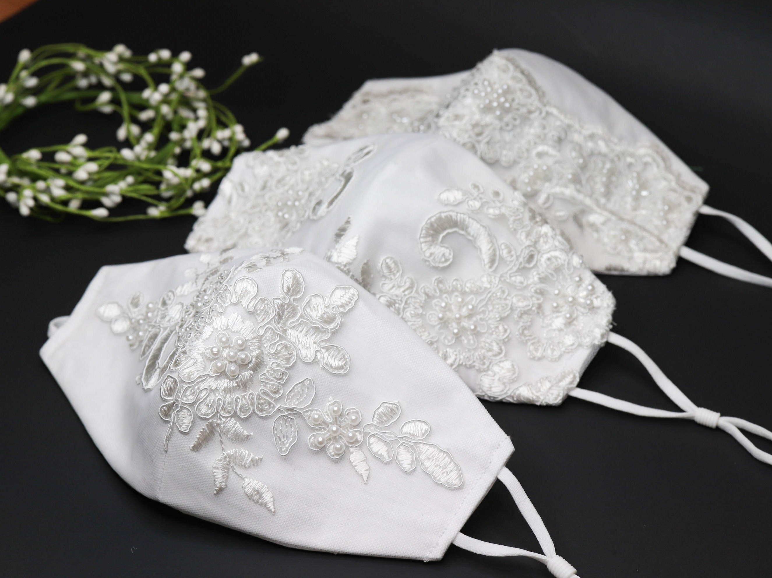 Luxury Bride and Groom Mask With Filter Wedding Mask Bride | Etsy