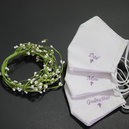 First Communion Mask With Filter Kid Communion Masks First | Etsy