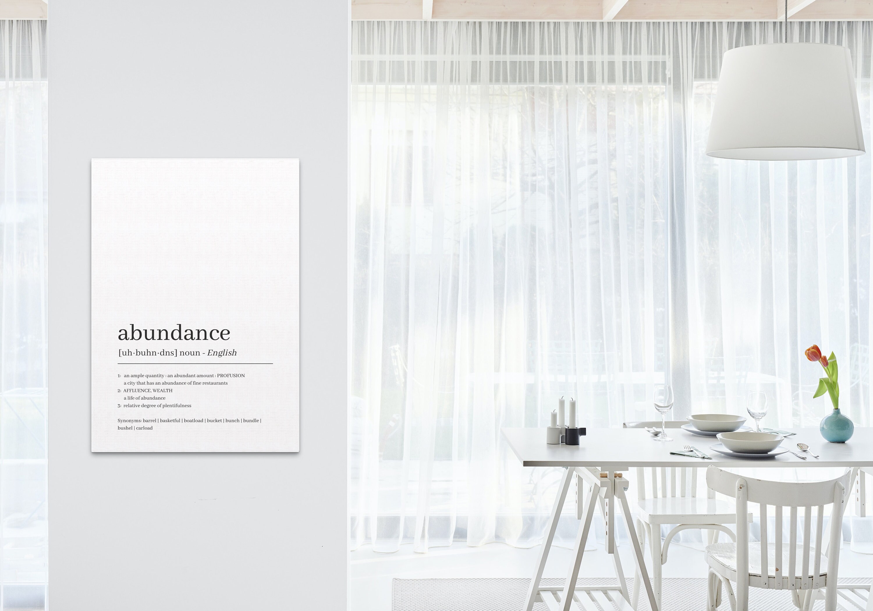 Abundance Definition | Printable Wall Art | Dictionary Definition - Etsy