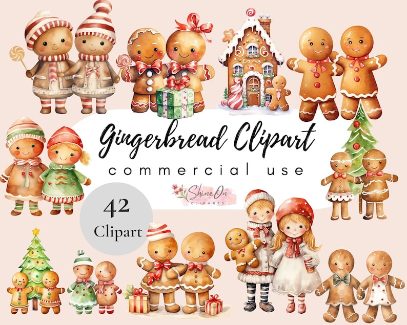 Printable Gingerbread Man Clipart | Gingerbread Girl Clipart Png | Cute ...