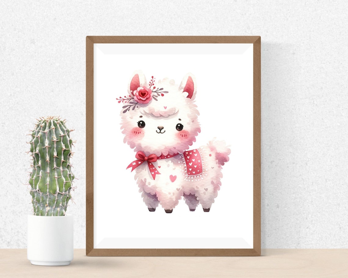 Valentine Farm Animals Clipart, Farmhouse Clipart, Baby Animals ...