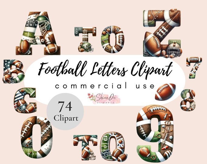 Football Font SVG | Football Alphabet Svg, College Varsity Font ...
