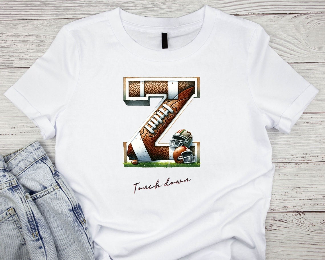 Printable Football Alphabet Letters, Football Letters Numbers Png ...