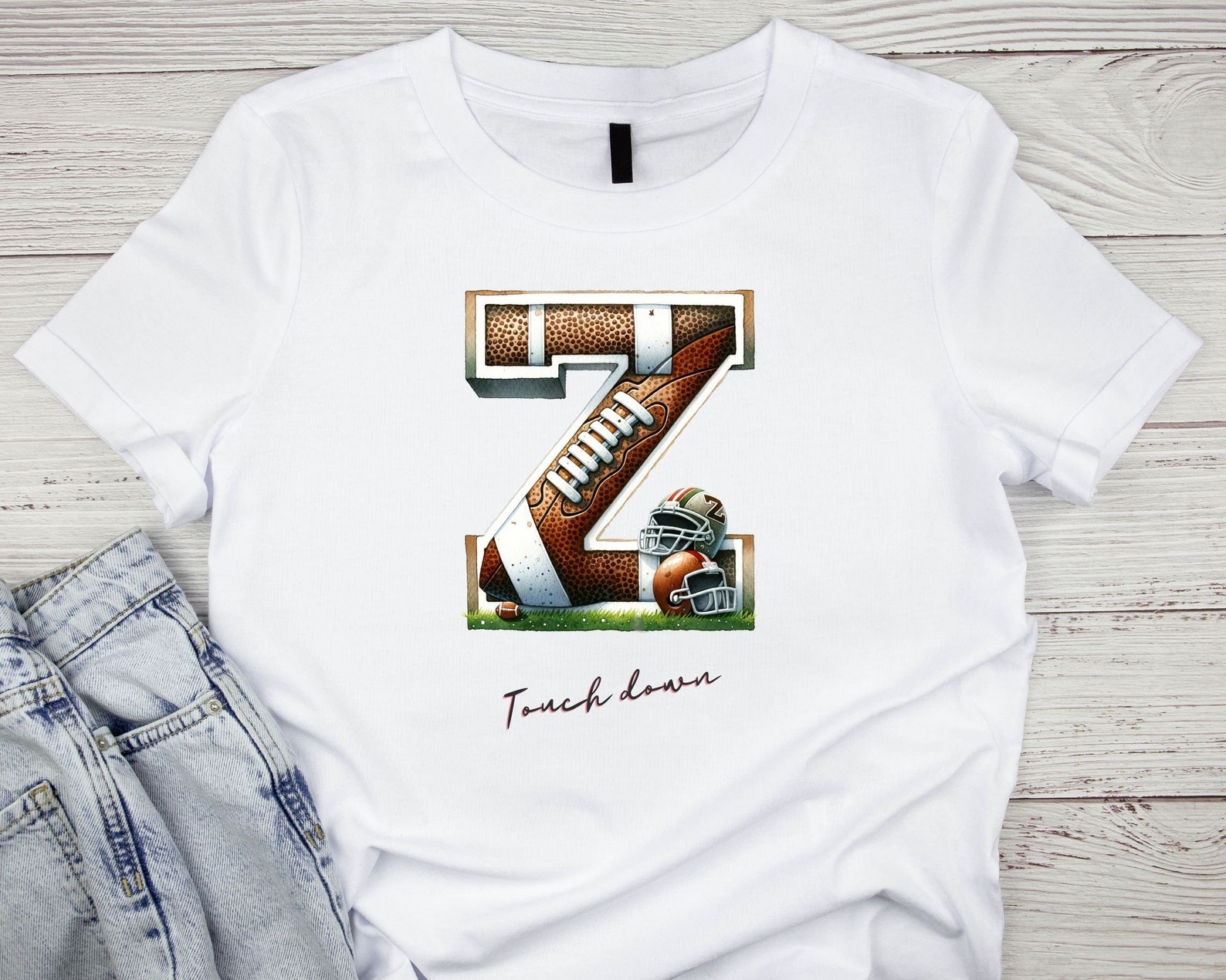 Printable Football Alphabet Letters, Football Letters Numbers Png ...