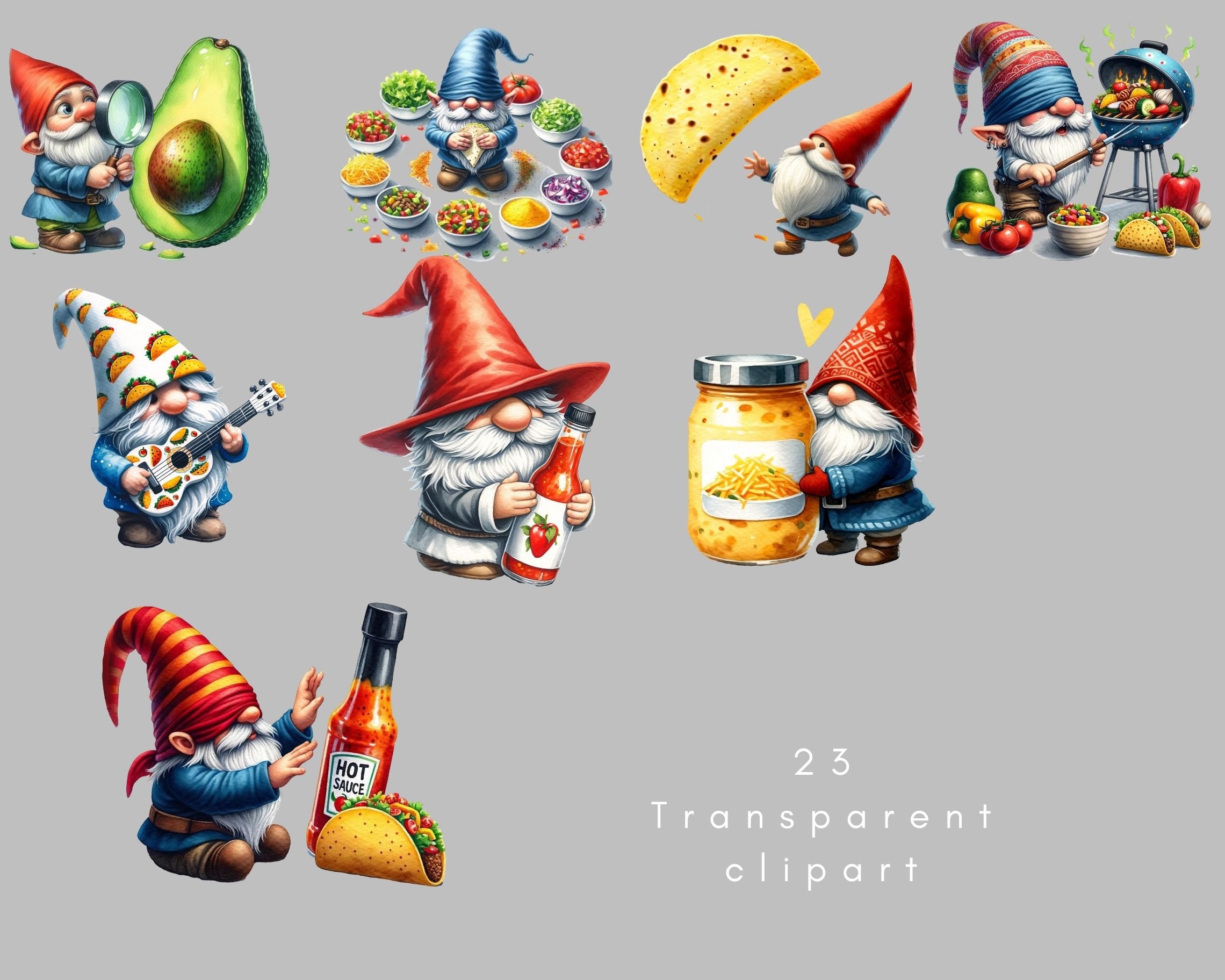 Taco Gnome PNG, Taco Gnome Clipart, Cinco De Mayo Gnome Png, Cinco De ...
