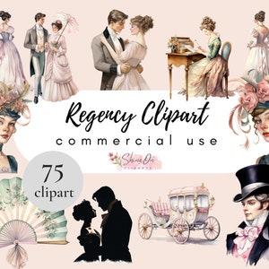 Regency Clipart | Junk Journal |jane Austen Png |regency Era ...