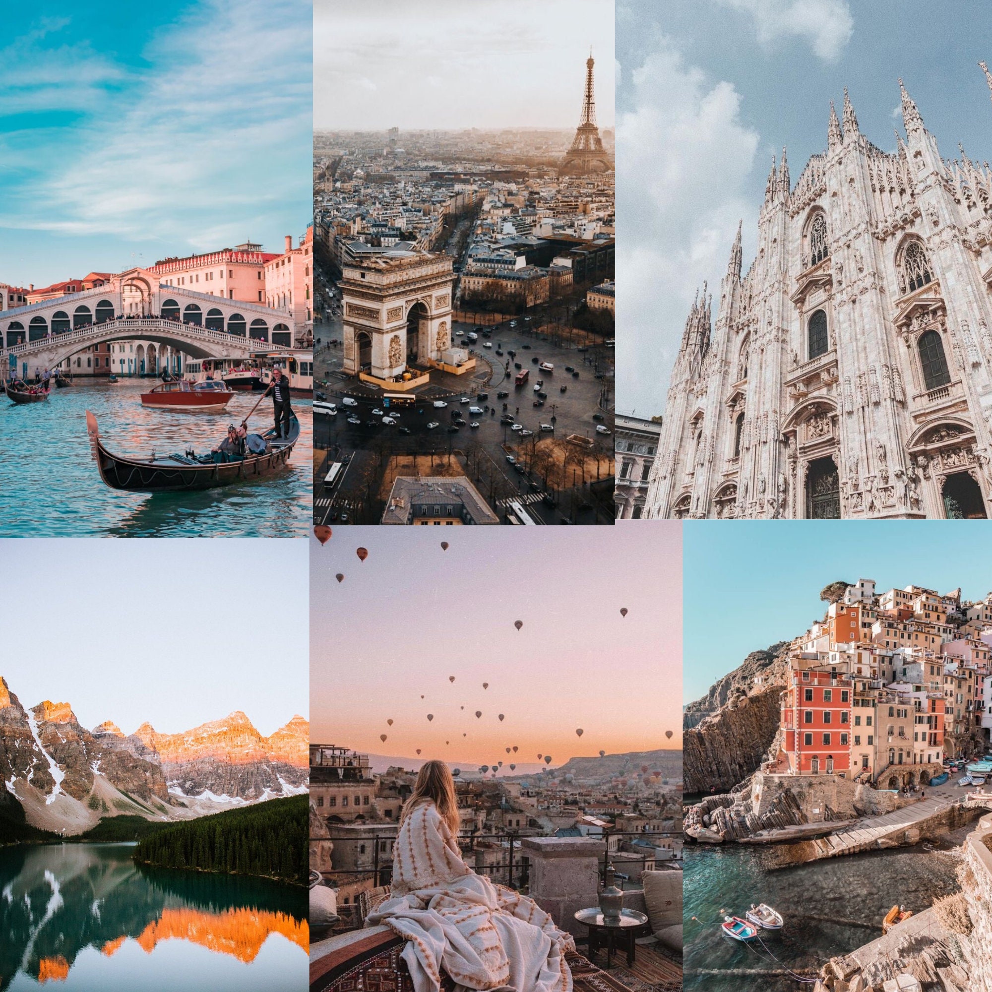 Vintage Film Travel Collage Kit DIGITAL DOWNLOAD Art & Collectibles ...