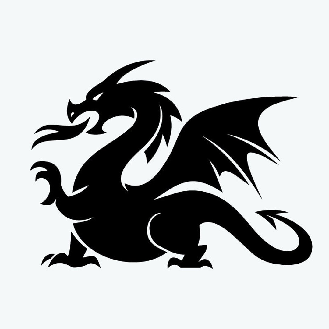Dragon Image Svg Dragon Figure Svg Dragon Print Svg Dragon Flame Svg ...