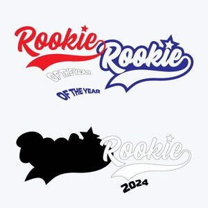 Rookie of the Year Svg Baseball Svg Cut File Baseball Cutting Files ...