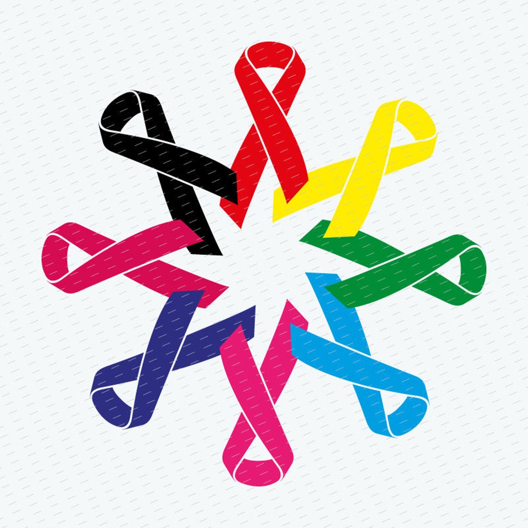 Awareness Ribbon SVG Bundle, Cancer Survivor Design (SVG & PNG) - Etsy