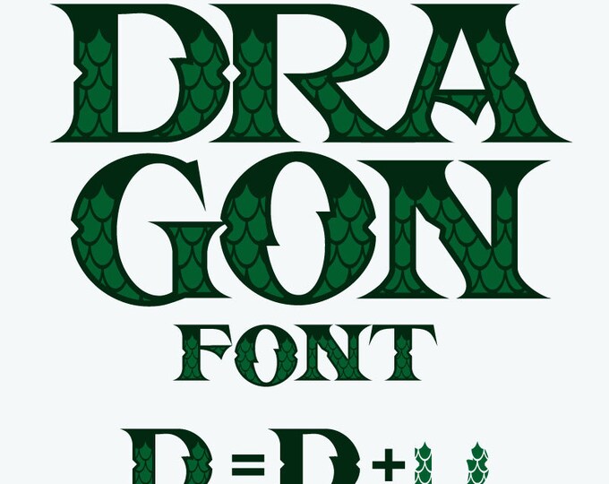 Dragon Font Svg Dragon Alphabet Svg Dragon Letters Svg Dragon Scales ...