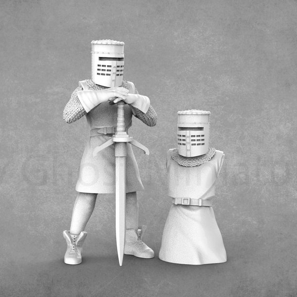 Black Knight Miniature - Etsy
