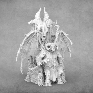 Fantasy Demon Miniatures | Tanarukk | Bone Devil | Vrock | Epic ...