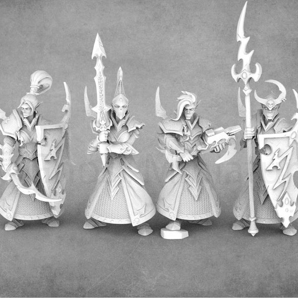 Dark Elf Miniature - Etsy