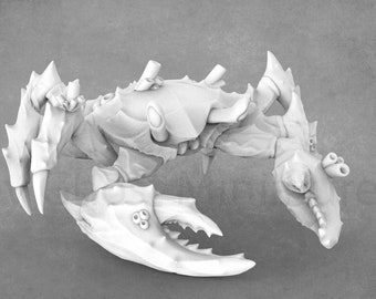 Giant Crab Premium Dnd Miniature Mini Sanded & Primed 28mm 32mm to ...