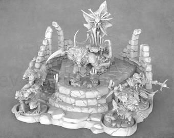 Werewolf 28mm and 32mm Scale Werewolf Miniature Dungeons - Etsy