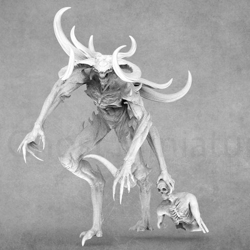 Tormentor Matriarch Demon Miniature by Lord of the Print - Etsy
