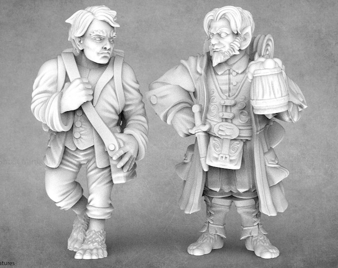 Fantasy Hobbit Miniatures Halfling Miniatures Epic Miniatures - Etsy