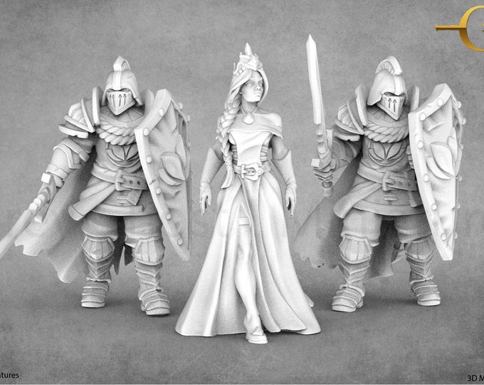 Fantasy 3d Paper Model, Knight - Etsy