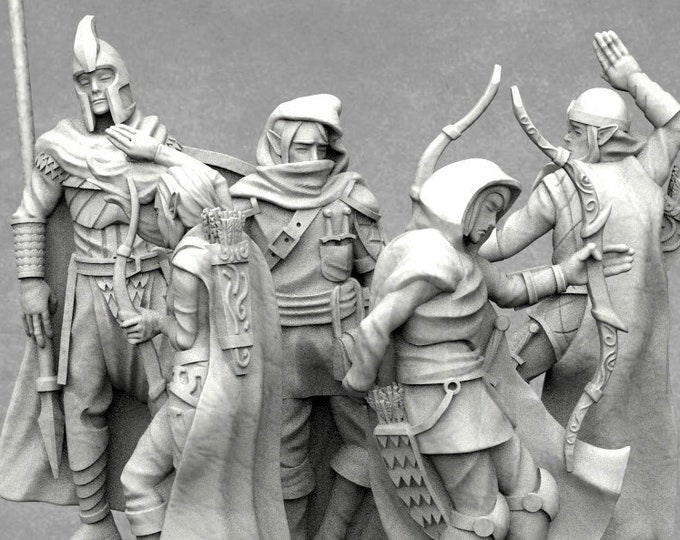 Dead Elf Miniatures Dead Elves Dying Elves Dead Elf - Etsy