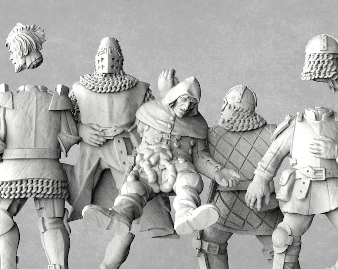 Dead Miniatures Dead Soldiers Corpse Miniatures - Etsy