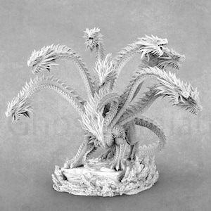 Legendary Hydra Miniature | Clay Cyanide - Etsy