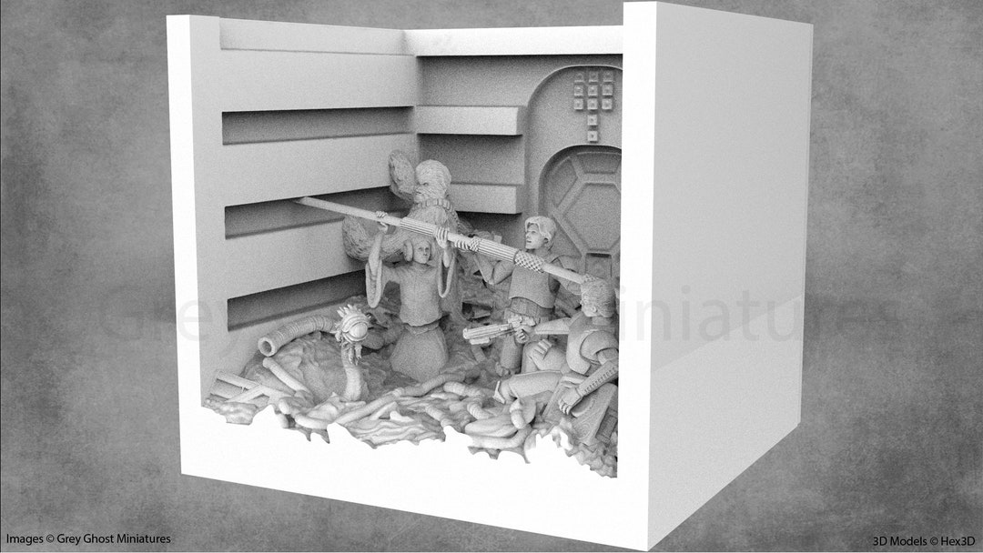 Stuck in a Trash Compactor! | Famous Sci-fi Movie Inspired Miniatures ...