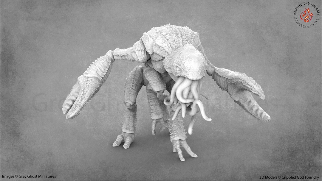 Chuul Miniatures | Cave Monsters | Underground Monsters | Depths of the ...