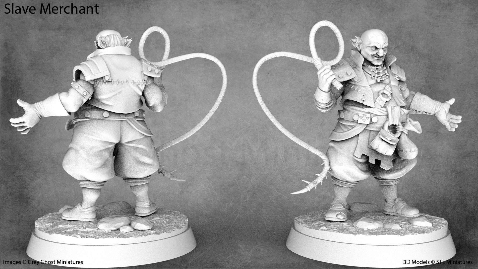 Fantasy Slaver Miniatures | Villagers | STL Miniatures - Etsy
