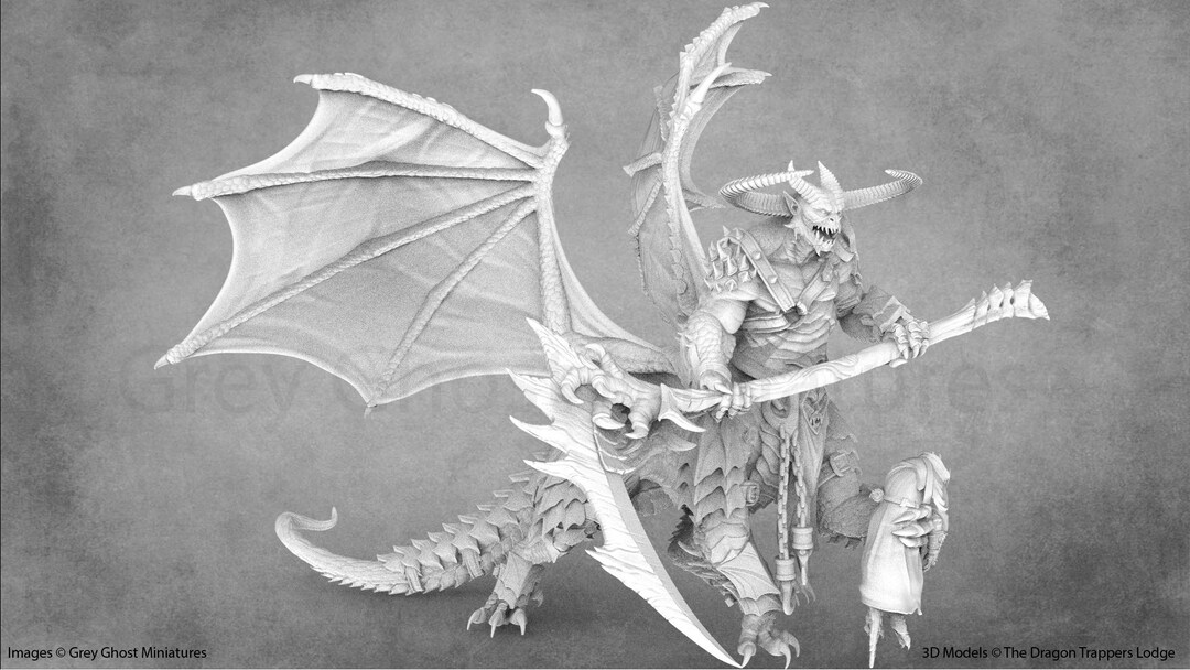 Fantasy Monster Miniatures | Dragon Trappers Lodge - Etsy