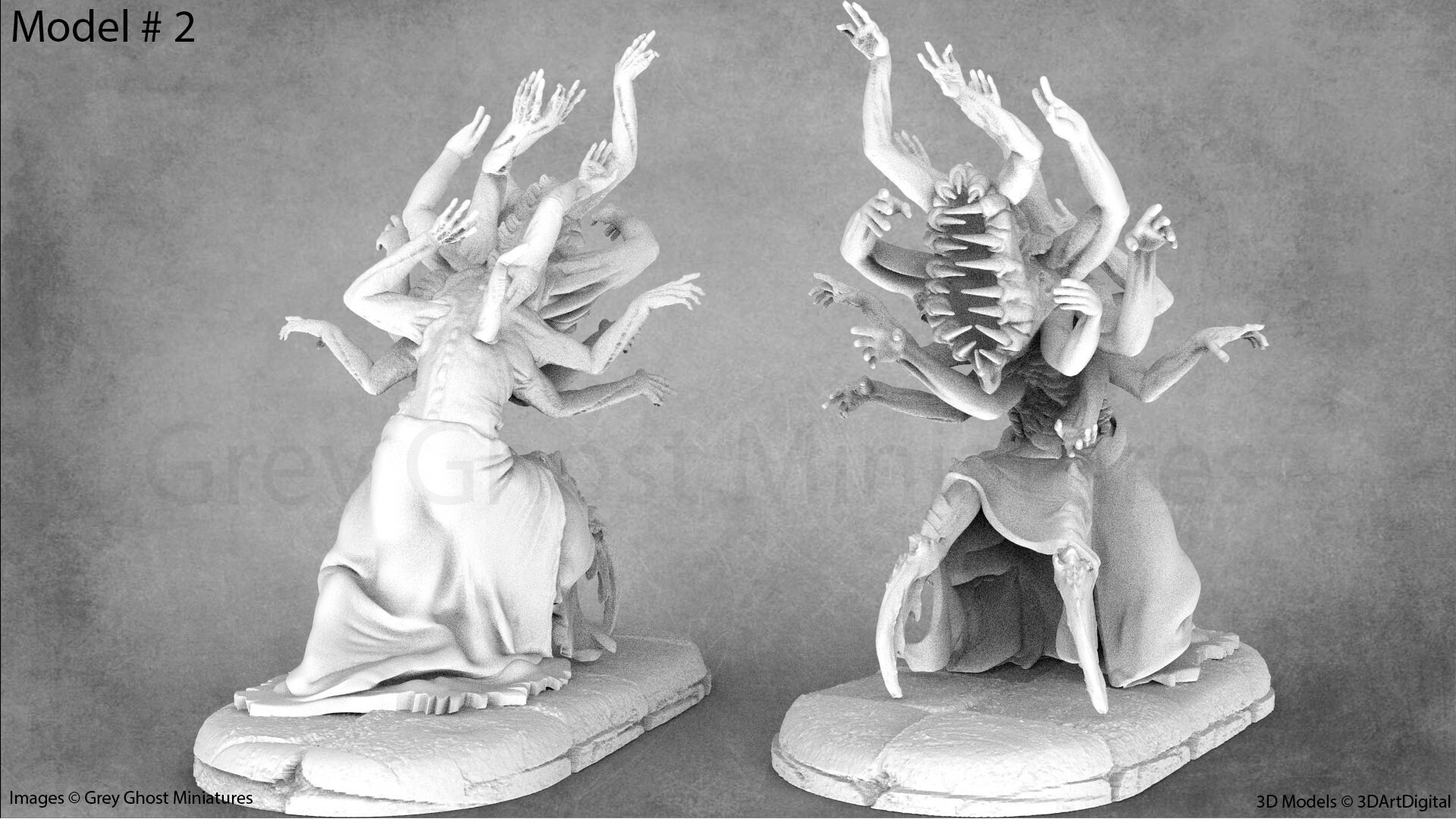 Fantasy Demon Miniatures 3dartdigital - Etsy