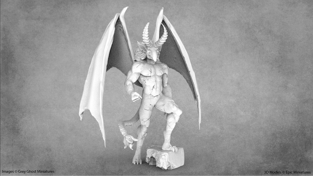 Fantasy Gargoyle Miniatures Epic Miniatures - Etsy