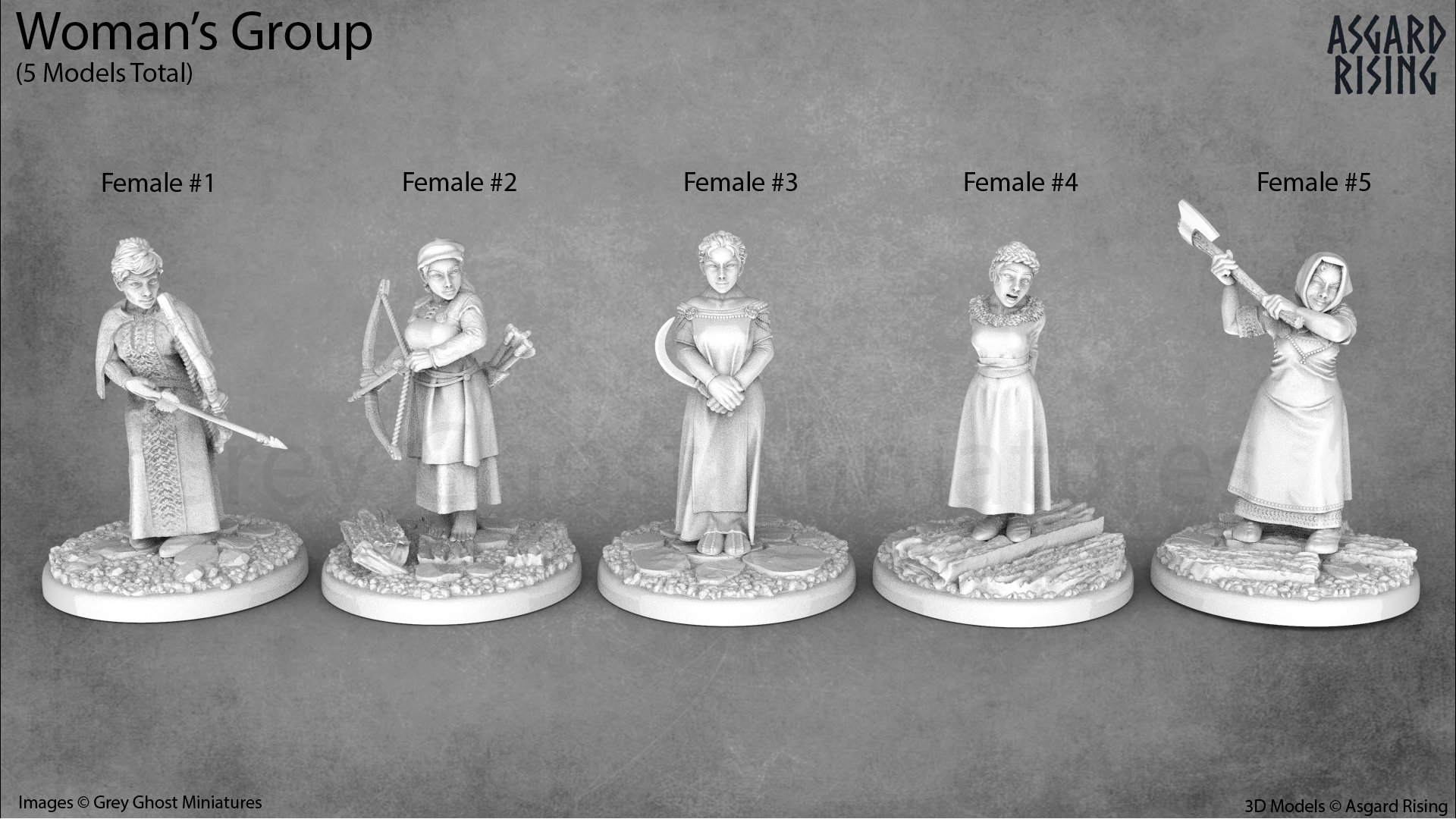 Ready-for-battle Villager Miniatures Viking Villager - Etsy