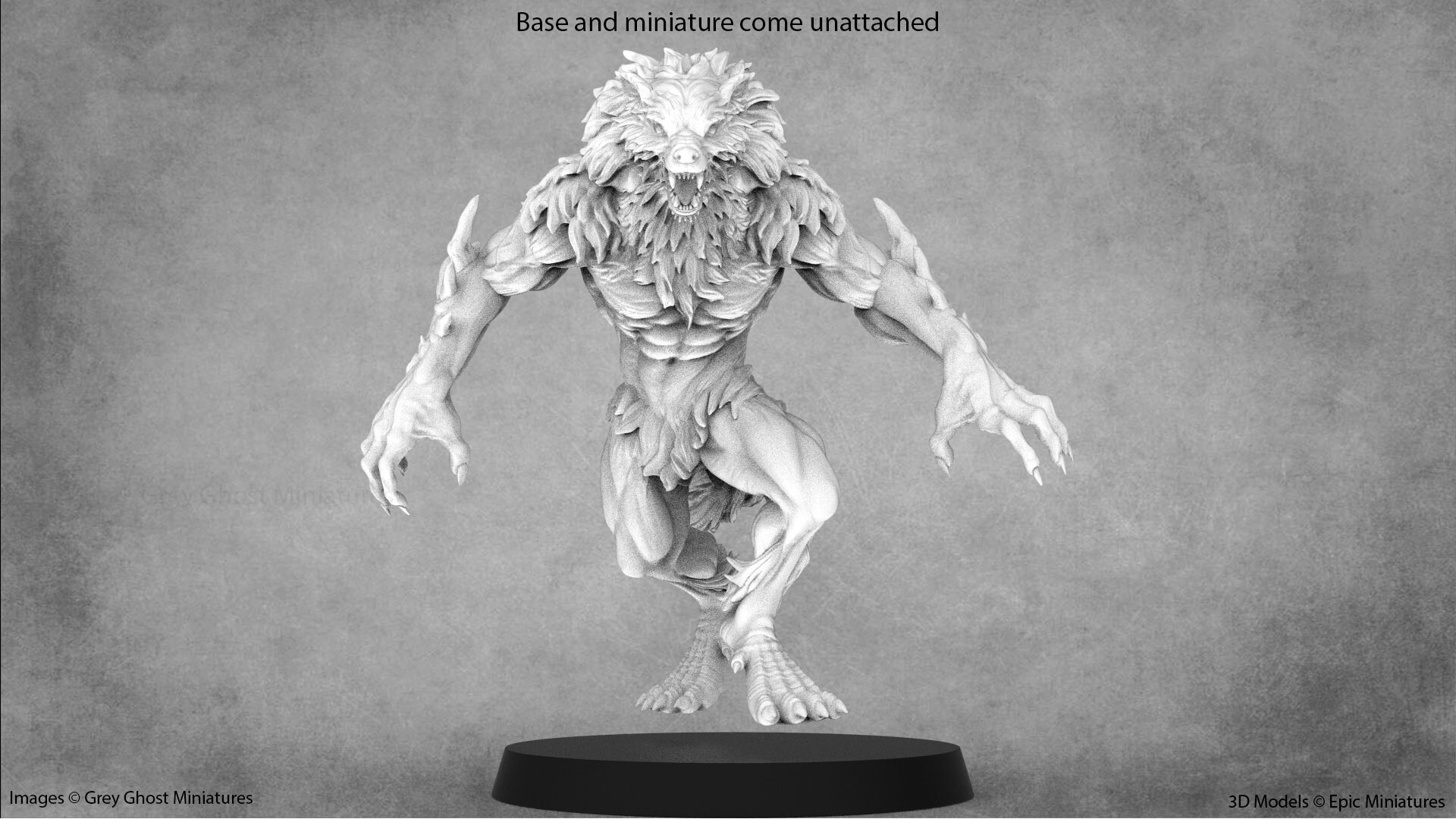 Fantasy Werewolf Miniatures Epic Miniatures - Etsy