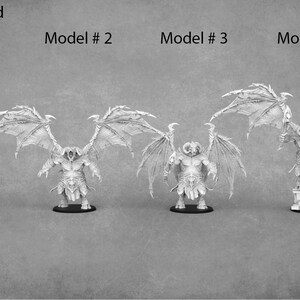 Fantasy Demon Miniatures | Tanarukk | Bone Devil | Vrock | Epic ...