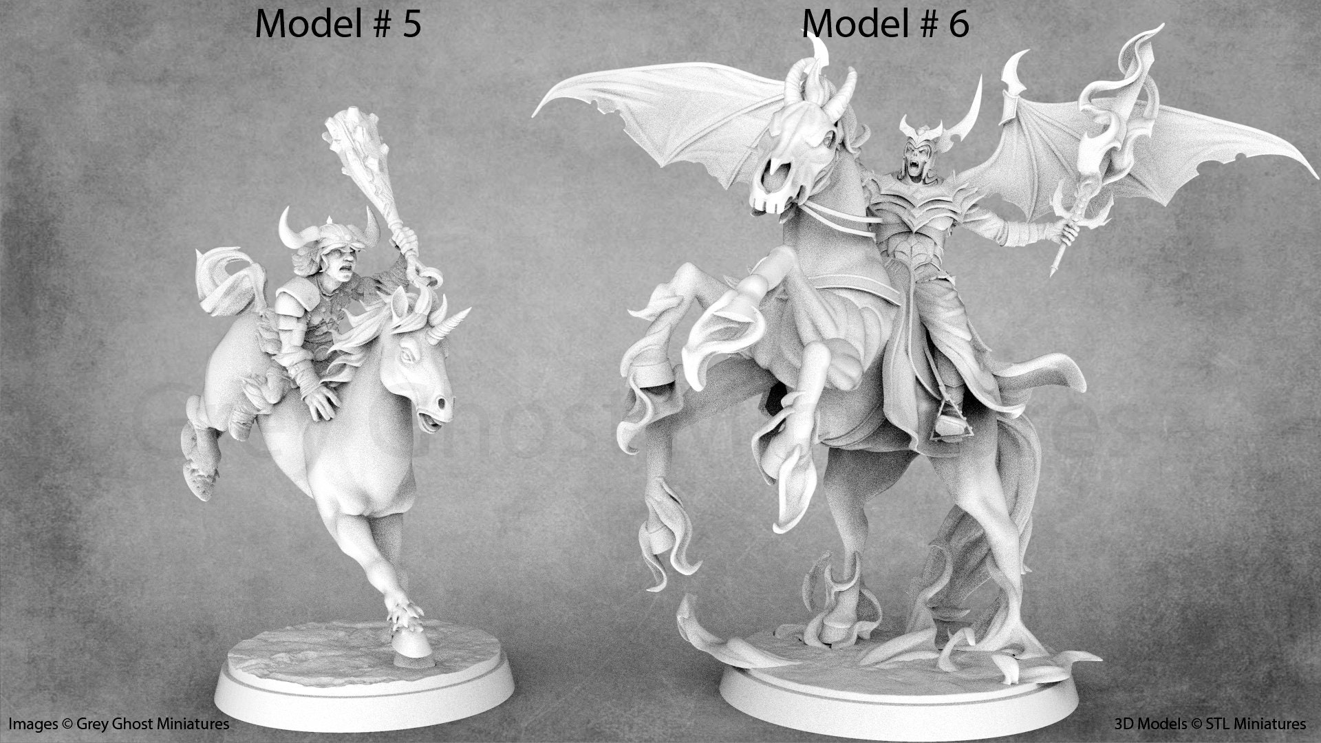 Fantasy Heroes Miniatures STL Miniatures - Etsy