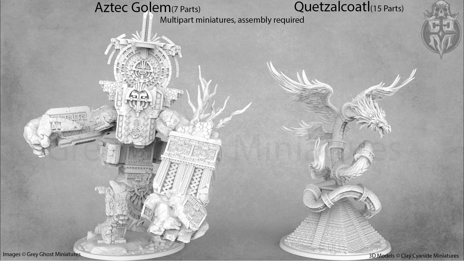 Aztecs Gods Miniatures Mexican Folklore Miniatures Clay - Etsy