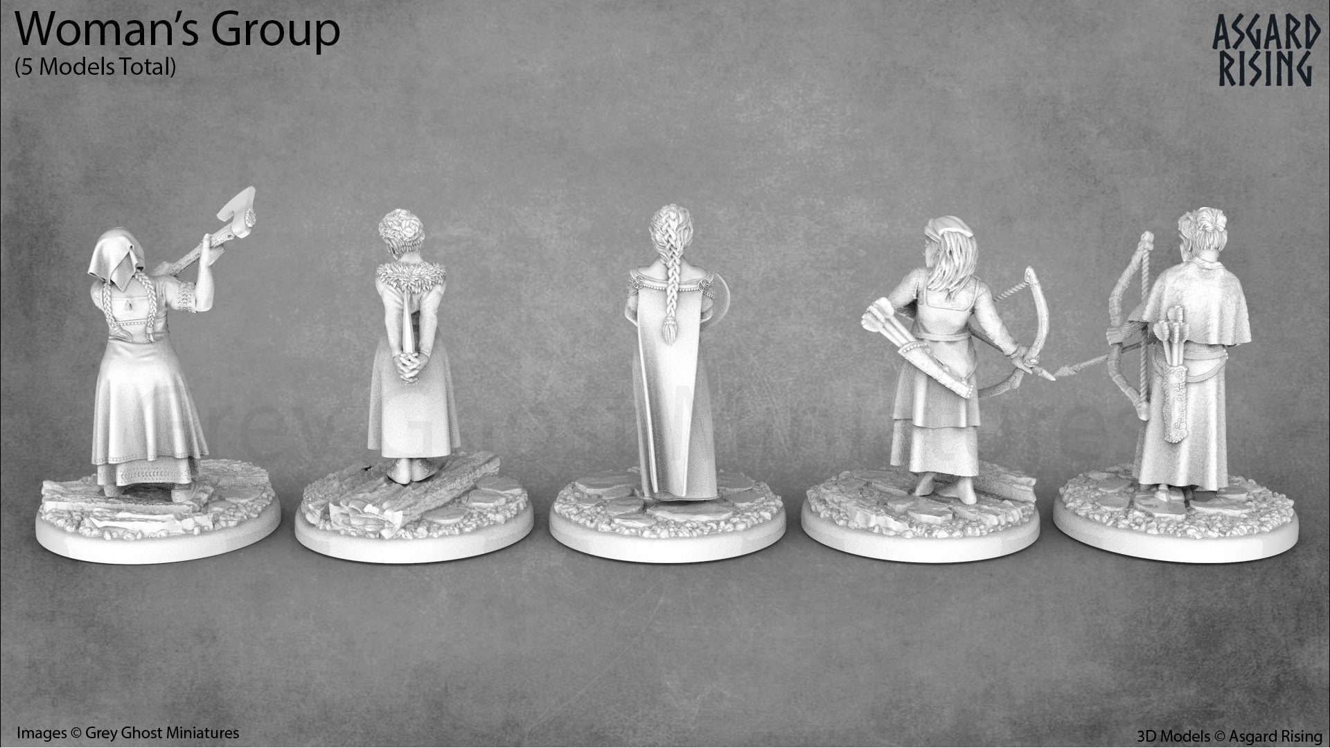 Ready-for-battle Villager Miniatures Viking Villager - Etsy