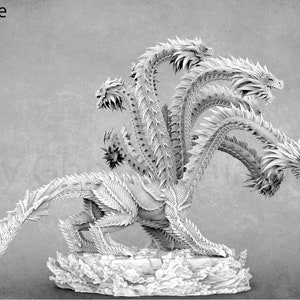 Legendary Hydra Miniature | Clay Cyanide - Etsy