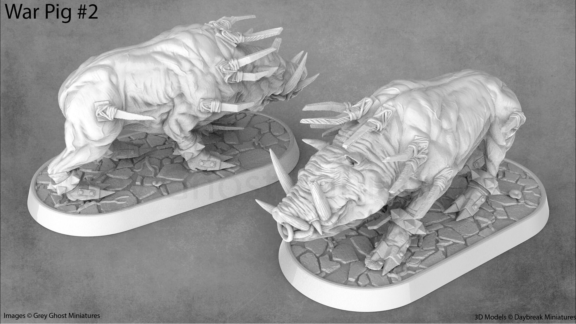 Mounted Goblin & War Pigs Highly Detailed Goblin Miniatures - Etsy