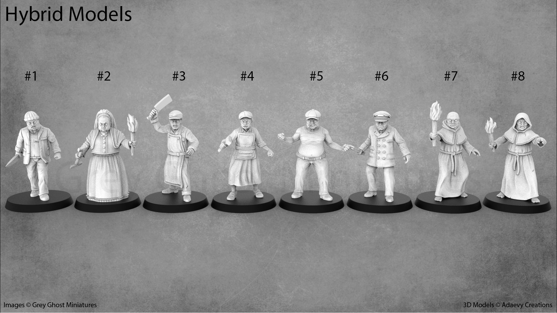 Cthulhu Cultists & Hybrids 1920s Miniatures H.P. Lovecraft - Etsy