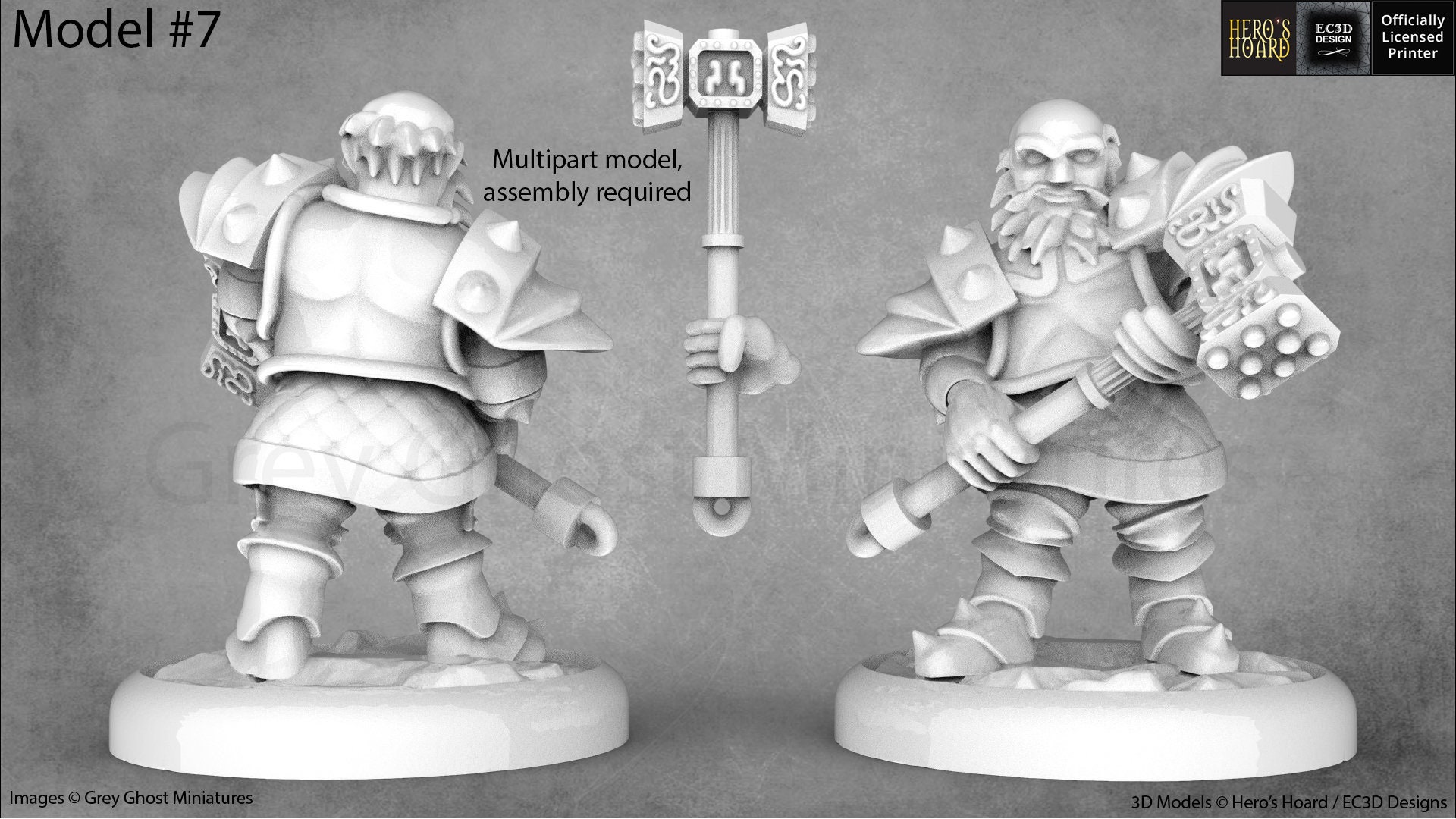 Gray Dwarves of the Underdark Duergar Miniatures Evil Dwarf - Etsy
