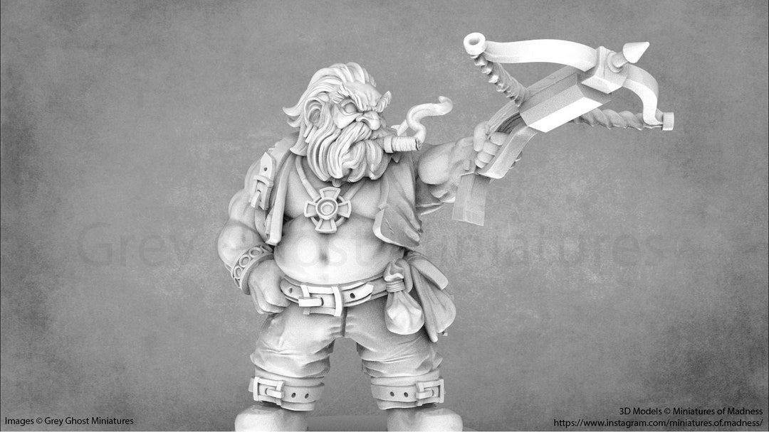 Set of Dwarven Miniatures | Dwarven Warriors | Dwarven Fighters | Dwarf ...