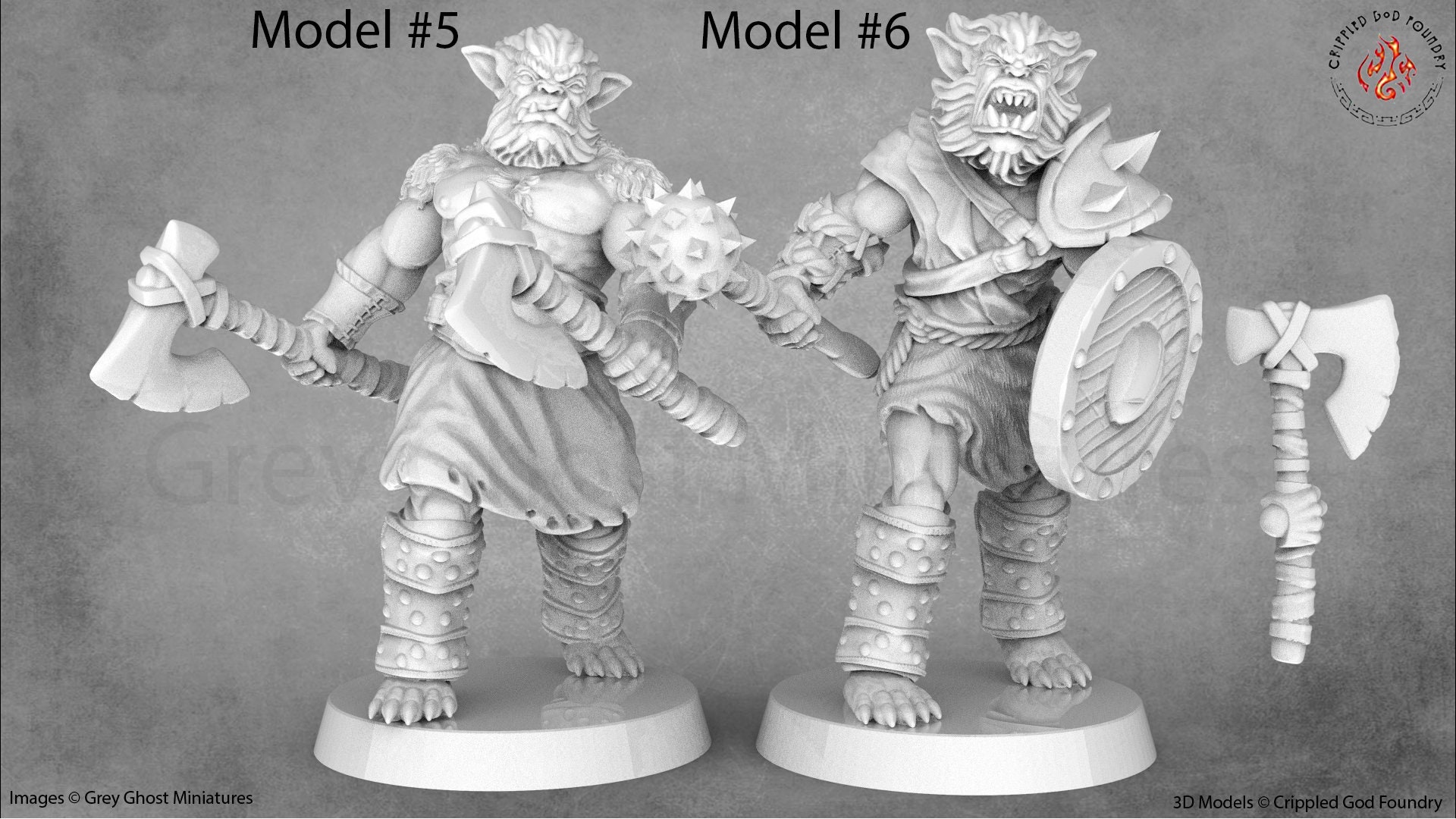 Bugbear Warband Miniatures Mounted Bugbears Dnd Monsters - Etsy UK