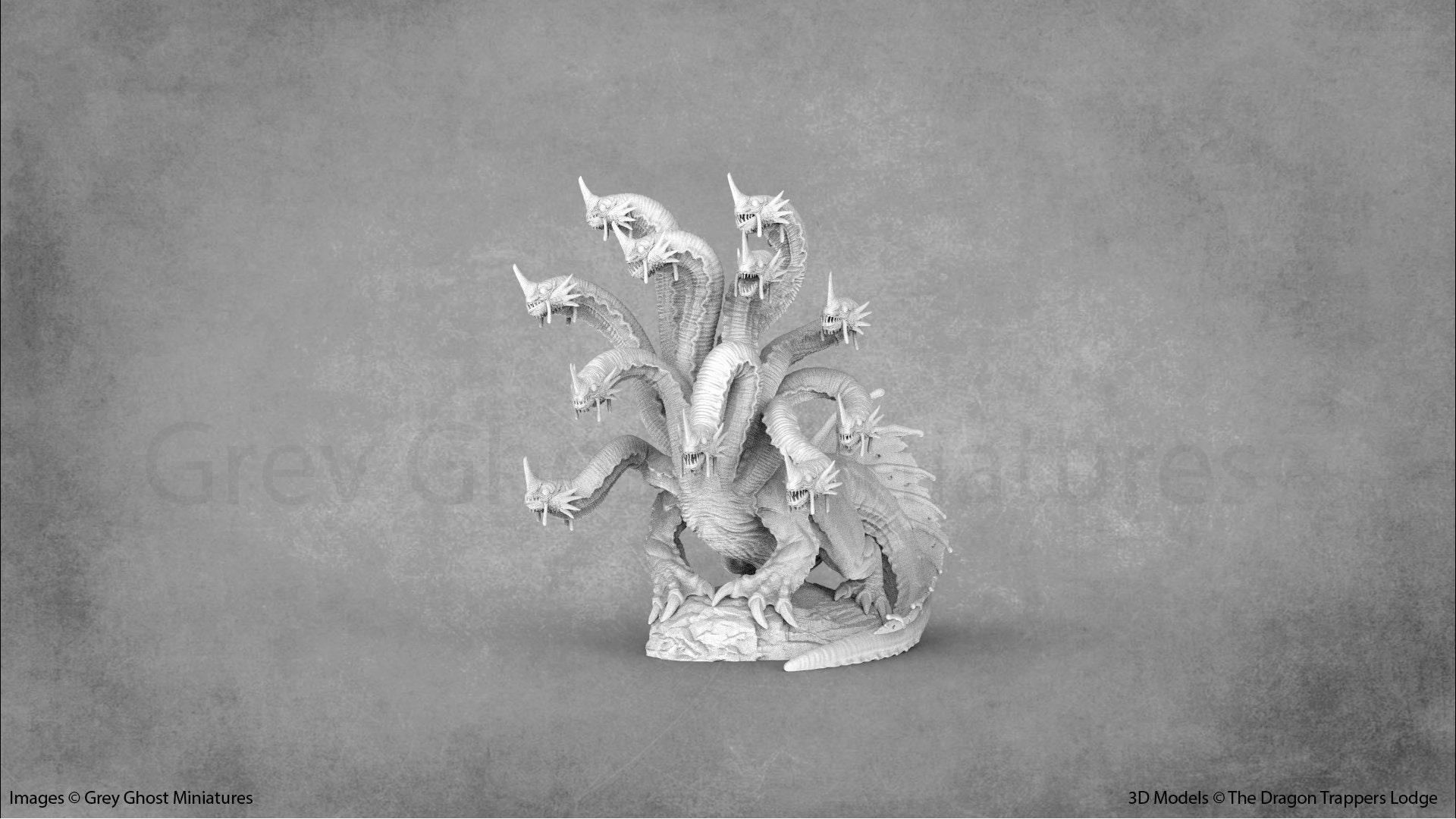 Stunning Cave Hydra Model Hyrdra Miniature Dragon - Etsy Australia