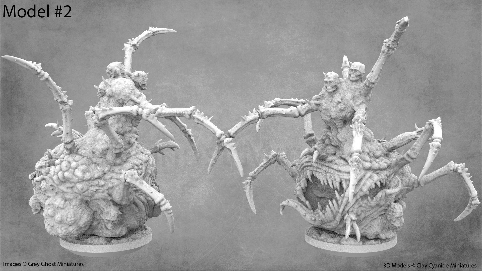 Plague Crawlers Demon Miniatures Clay Cyanide - Etsy UK