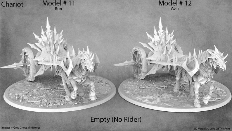 Scorpio & Chariot | Fantasy Knight Wagons | Lord of the Print - Etsy