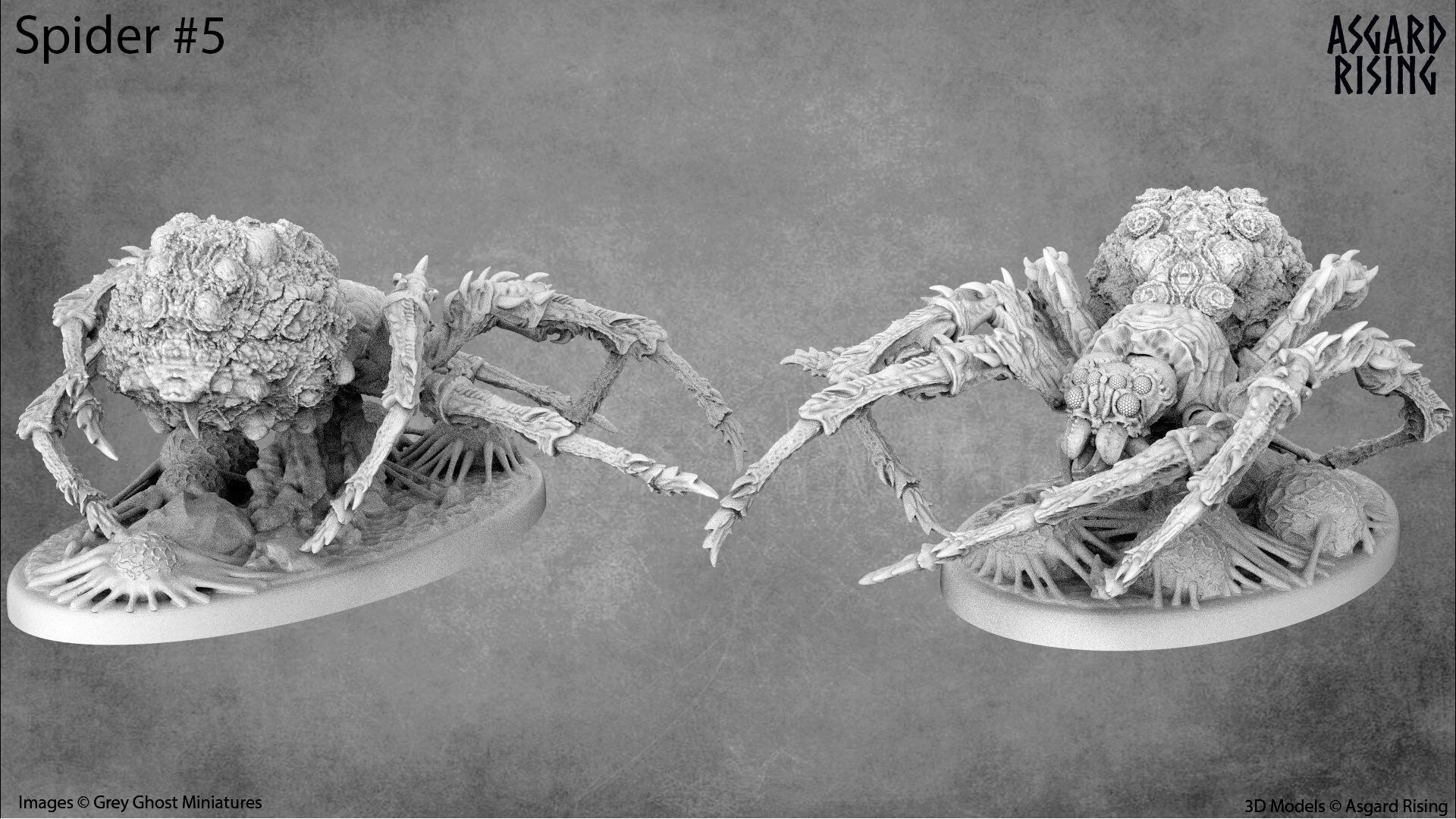 Creepy Crawly Spider Miniatures Modular Spider Miniatures - Etsy