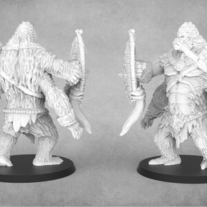 Girallon - the 4-armed Gorilla Monsters | Epic Miniatures - Etsy