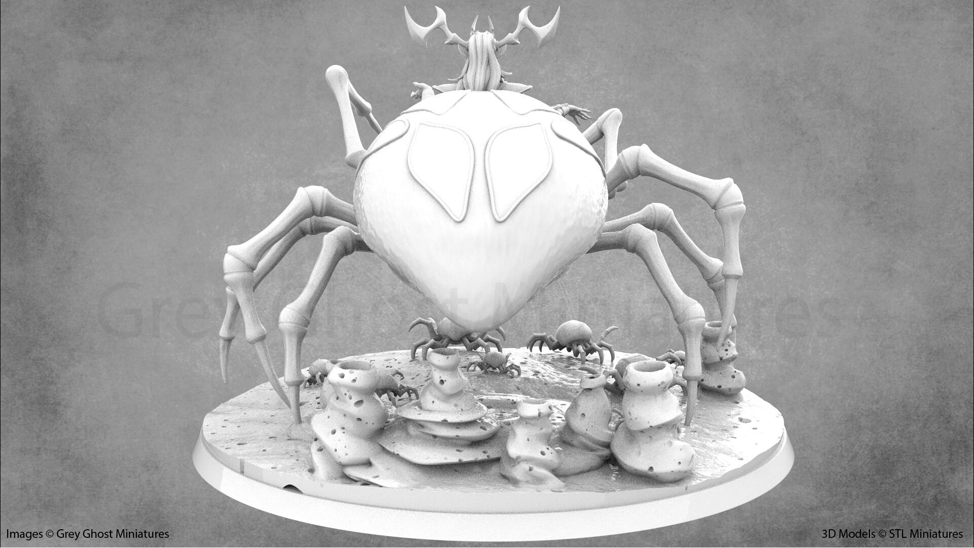 Incredible Drider Miniature Drow Miniatures STL Miniatures - Etsy